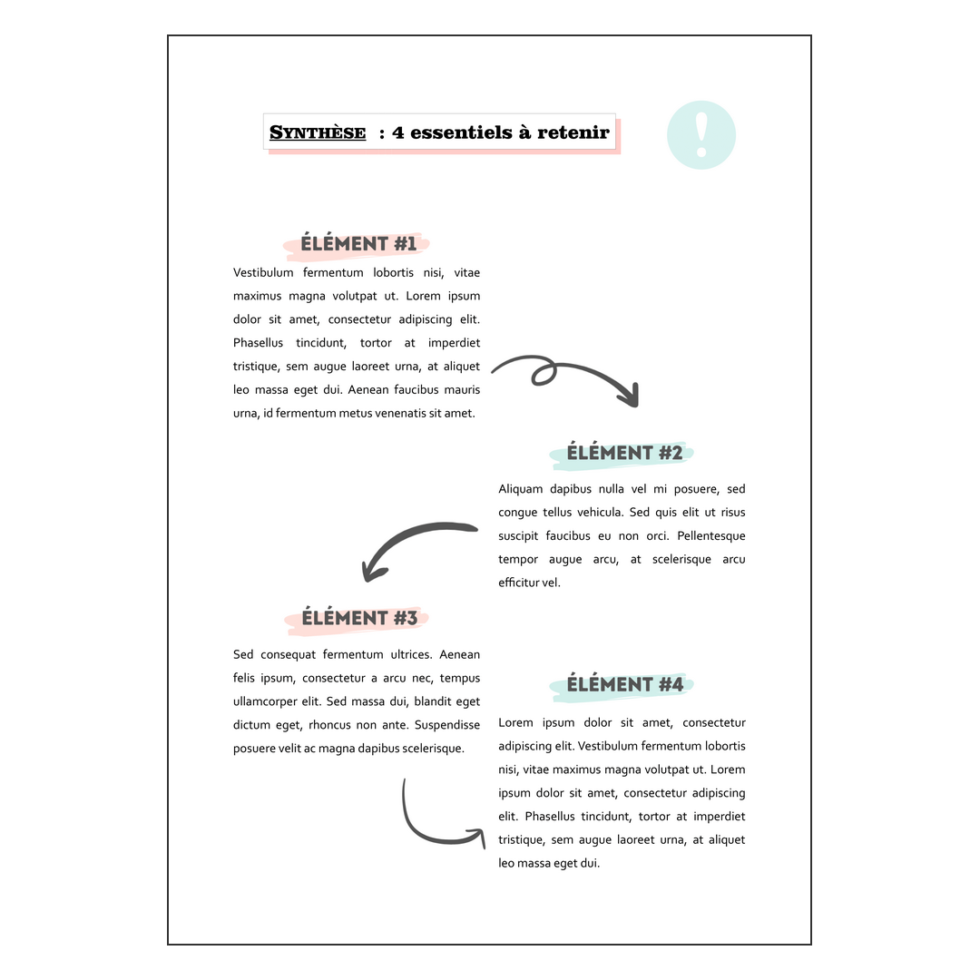 Inspiration | 10 mises en page pour tes cours - Clic & Déclics